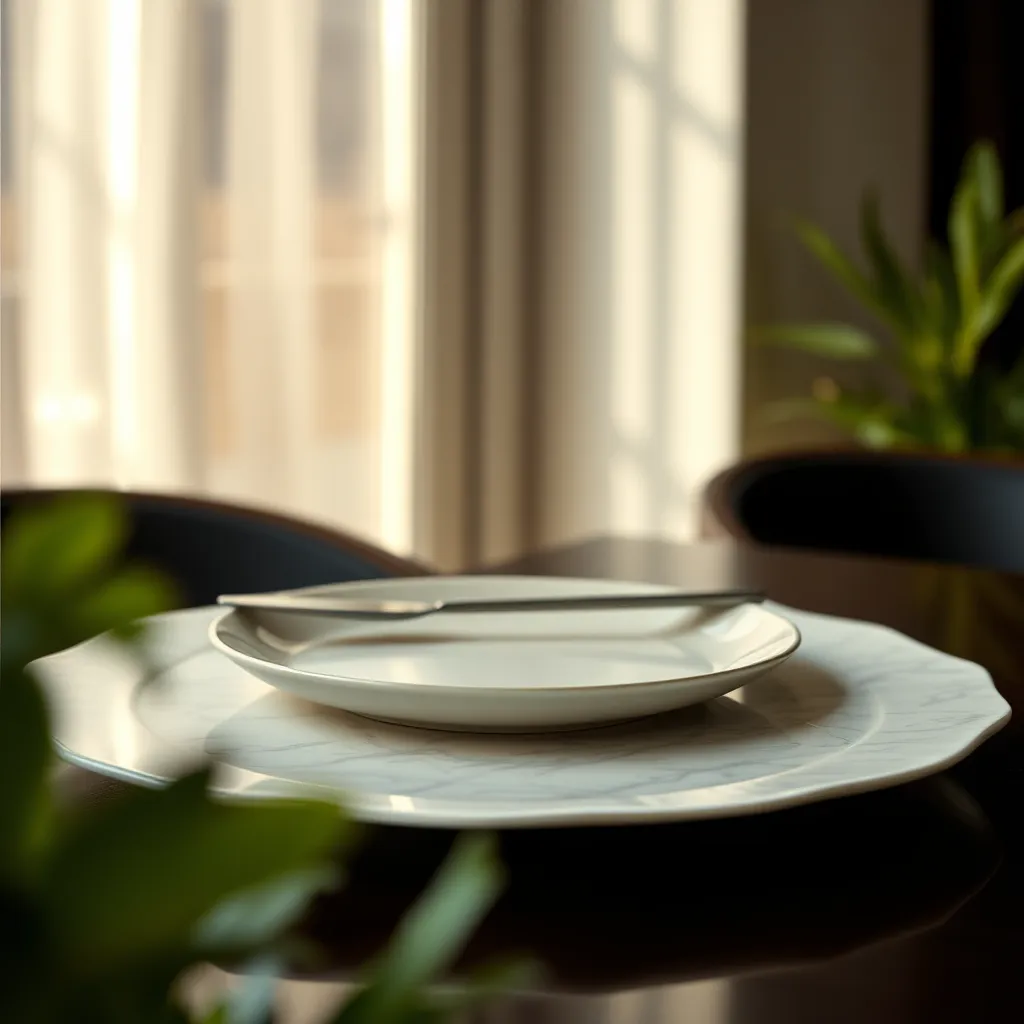 The Design and Functionality of Flat Dinner Plates with Lip