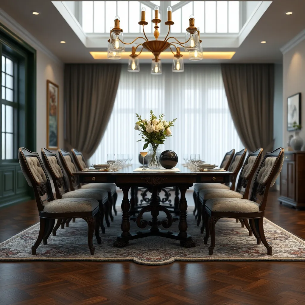 The Versatile Appeal of an 8 ft Dining Table Set