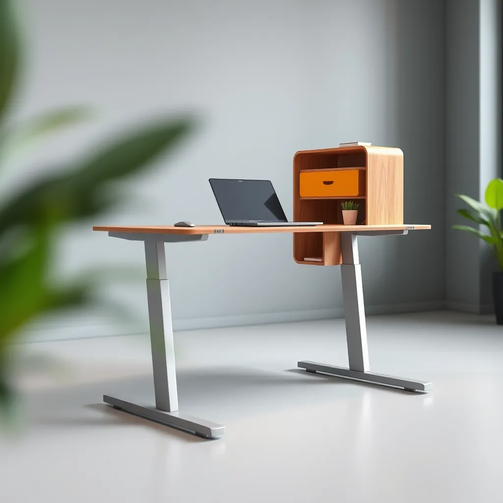 Adjustable Standing Desks with Storage: A Functional Guide