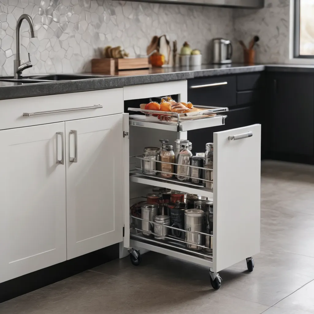 Enhance Your Kitchen with Stylish Trash Compartment Carts
