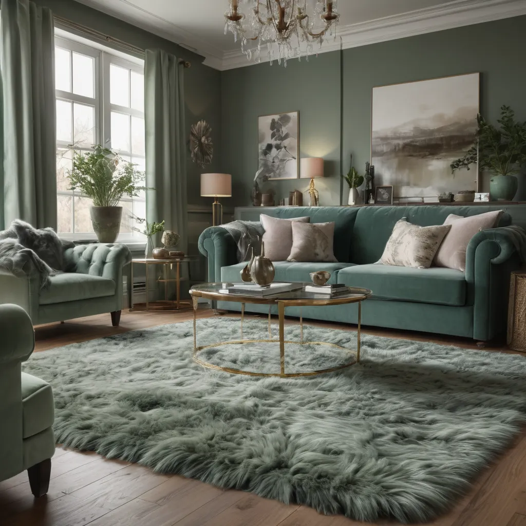 The Beauty and Functionality of Sage Green Fluffy Rugs