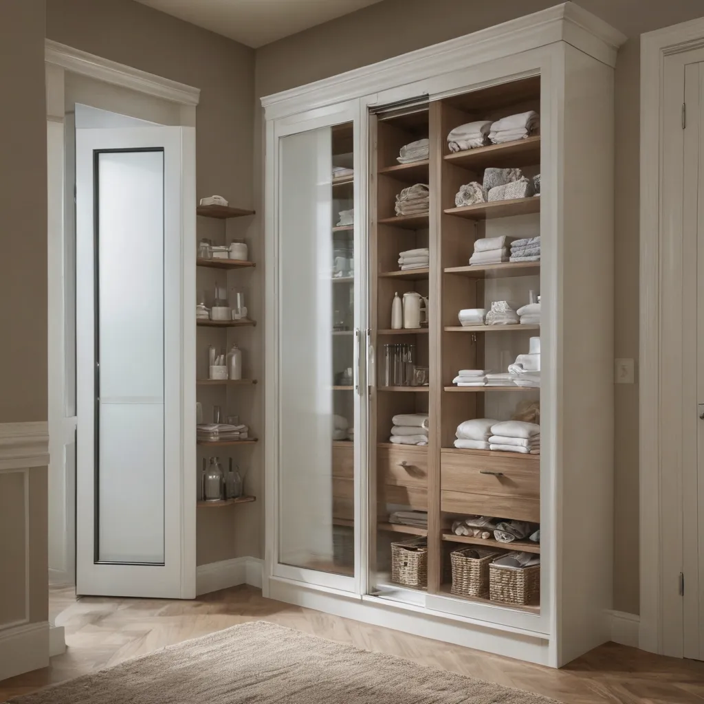 The Practical Elegance of Linen Closets with Glass Doors