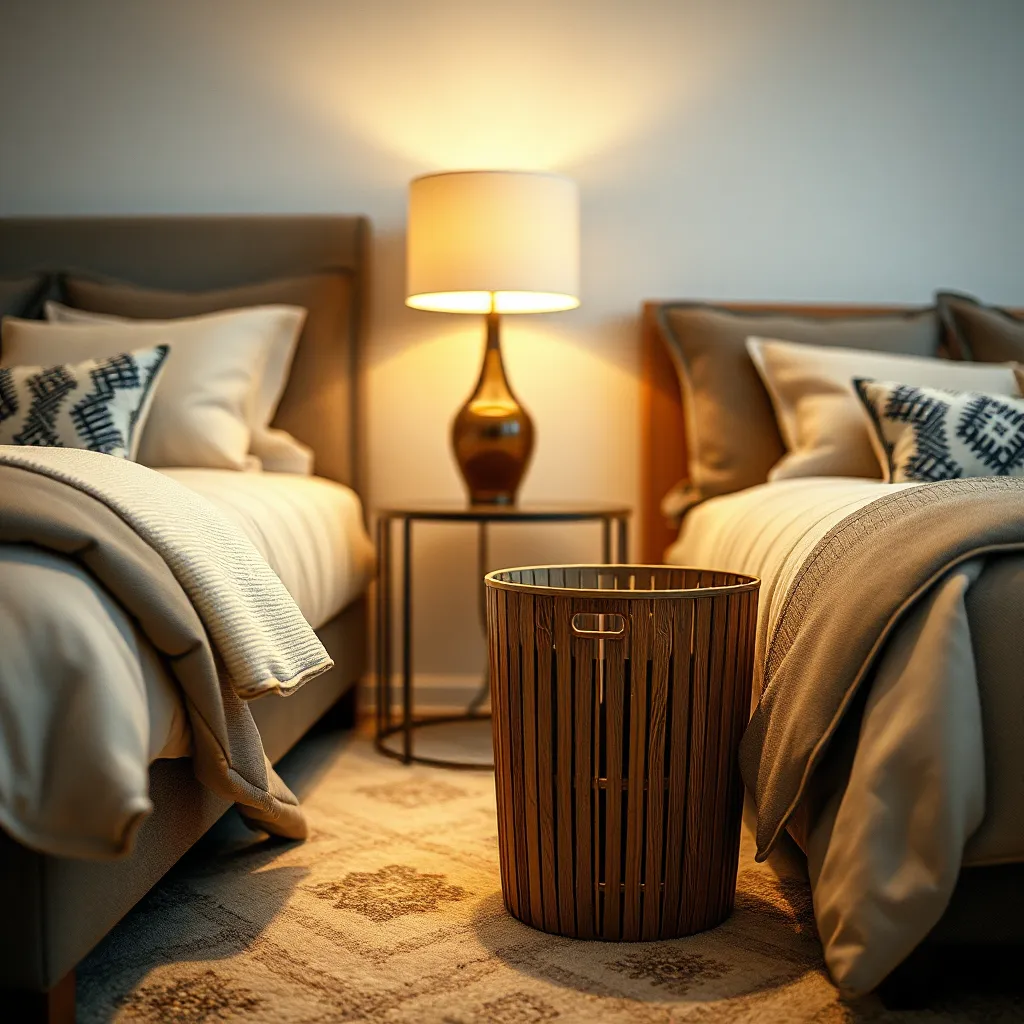 The Significance of Waste Paper Baskets in Bedroom Design